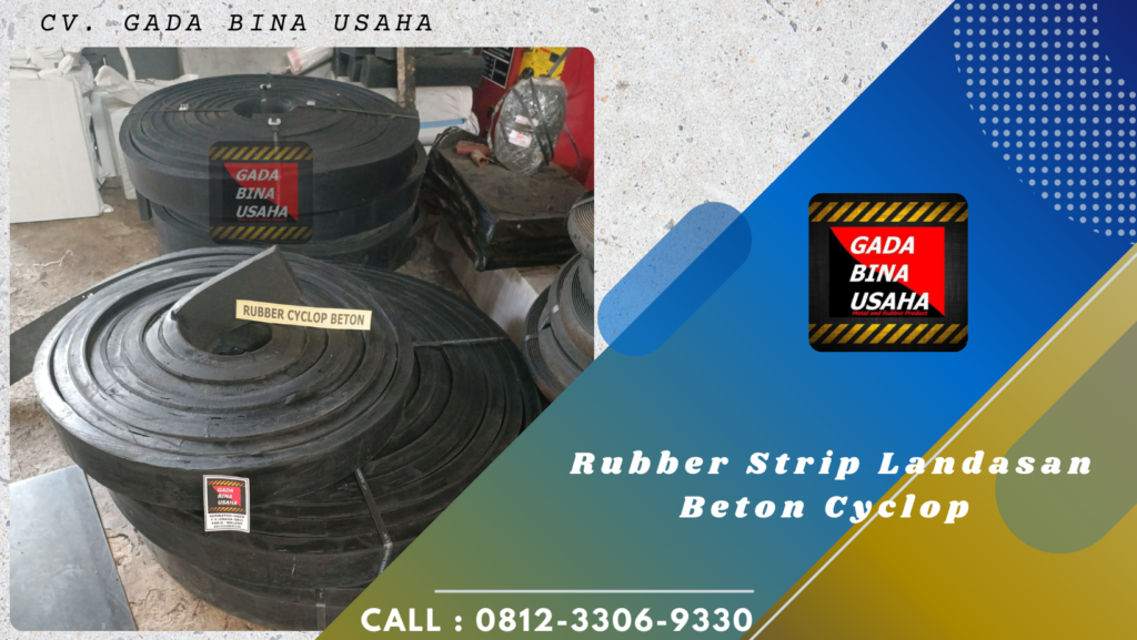 TELP/WA : 0812-3306-9330 Rubber Strip Landasan Beton Cyclop Makassar